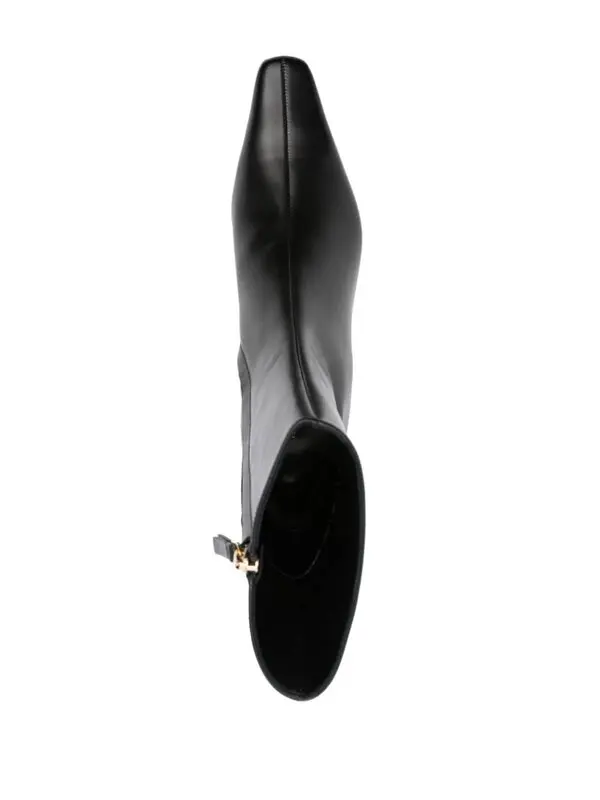 THE ROW Shrimpton Mid-calf Leather Boots