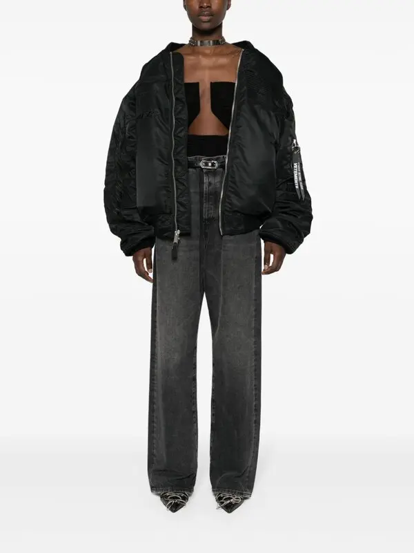 Vetements Blackout Racing Bomber Jacket