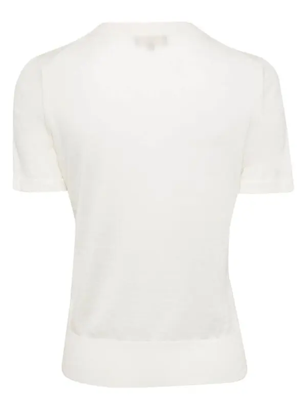 N.peal Isla Cashmere T-shirt - Neutrals