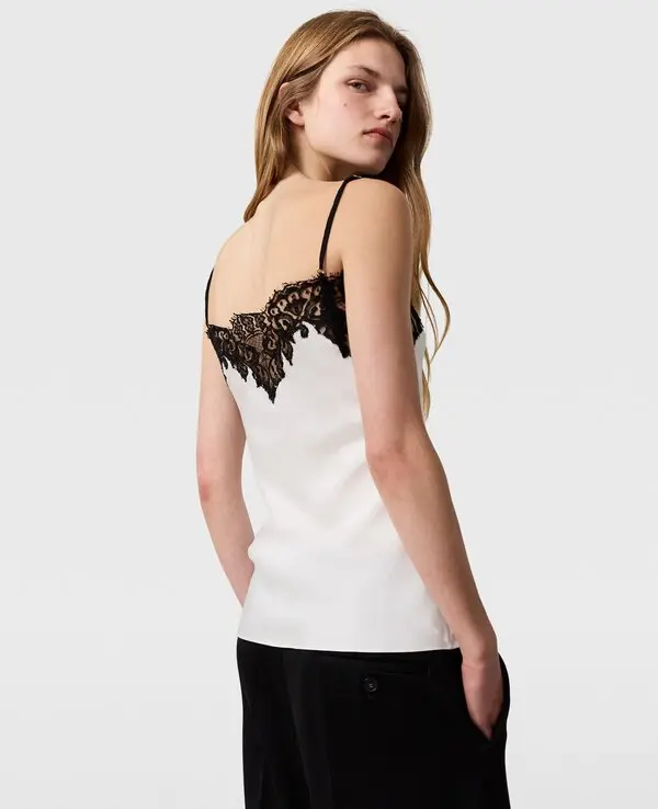 Stella McCartney Lace-trimmed Cami Top - Cream