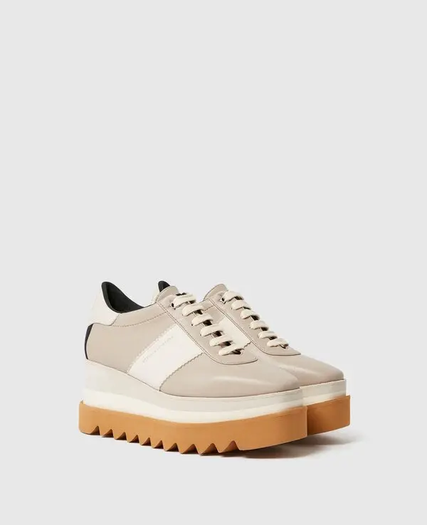 Stella McCartney Sneak-elyse Platform Sneakers - Sand