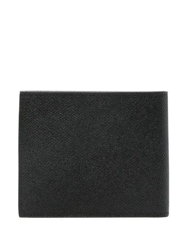 FERRAGAMO Gancini-plaque Leather Wallet - Black