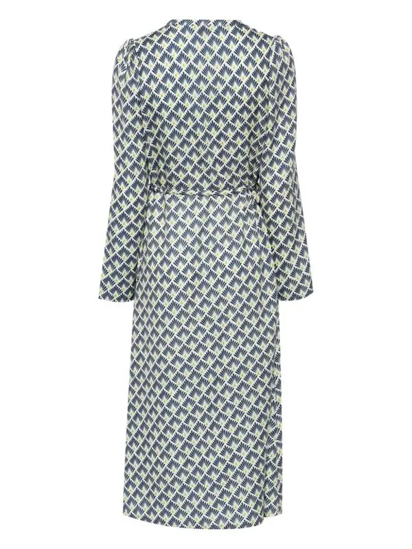 N.peal Printed Cashmere-silk Dress