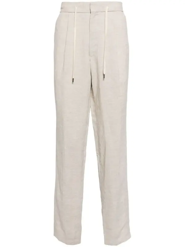 N.peal Sorrento Linen Drawstring Trousers