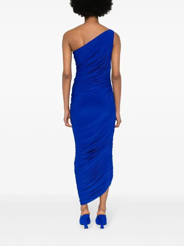 Norma Kamali Diana Ruched Maxi Dress