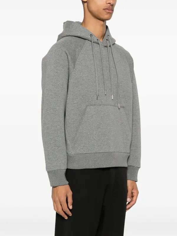 Neil Barrett Easy Raglan Mélange Hoodie