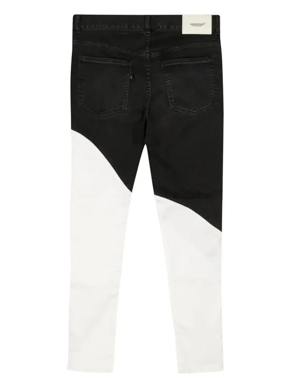 UNDERCOVERISM Colour-blocked Skinny Jeans