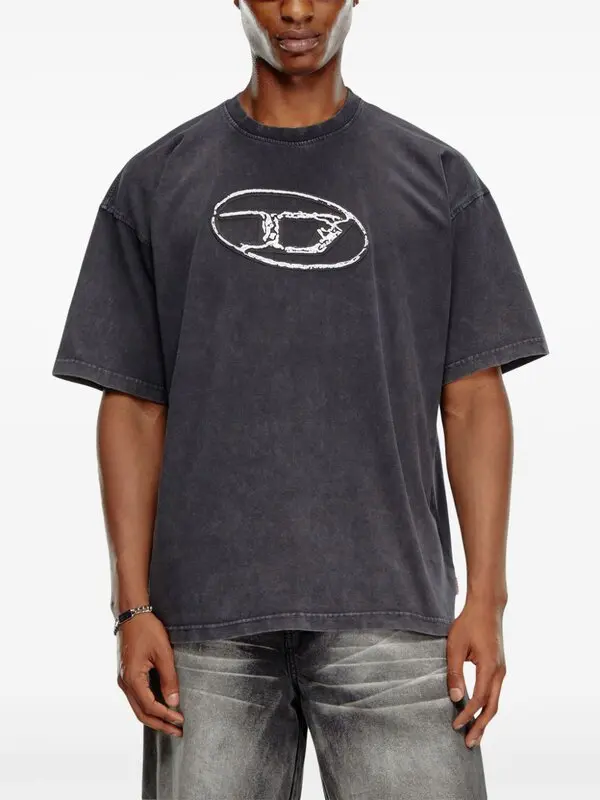 DIESEL® Logo-print Cotton T-shirt