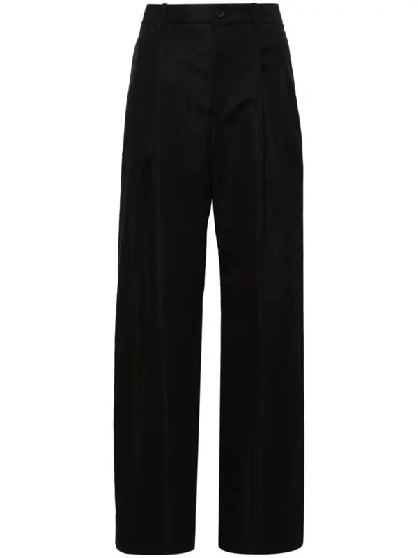 Wardrobe.NYC Wide-leg Tailored Trousers - Black