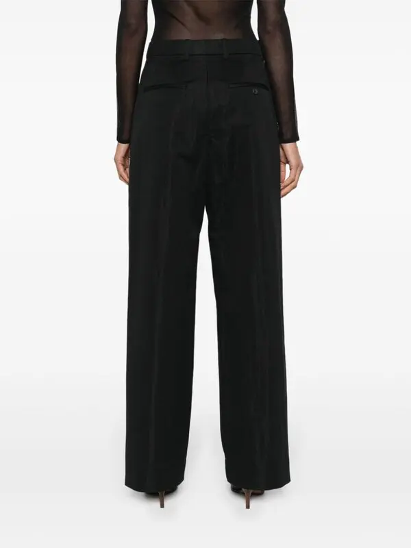Wardrobe.NYC Wide-leg Tailored Trousers - Black