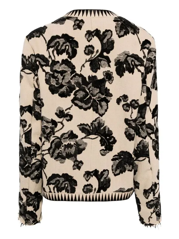 Undercover Floral-jacquard Jacket