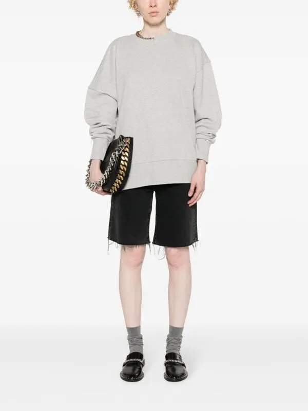 Stella McCartney Chain-link Mélange Sweatshirt - Grey