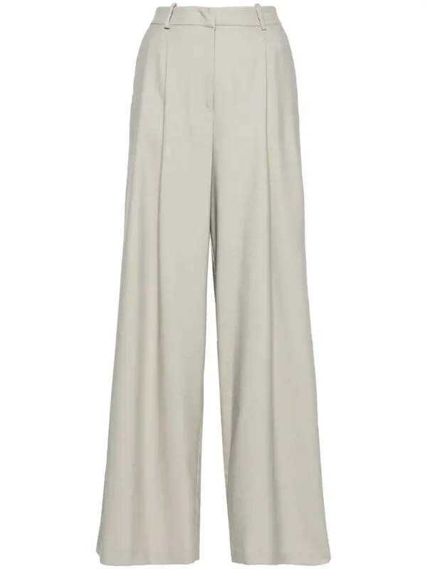 Federica Tosi High-waist Palazzo Trousers - Green