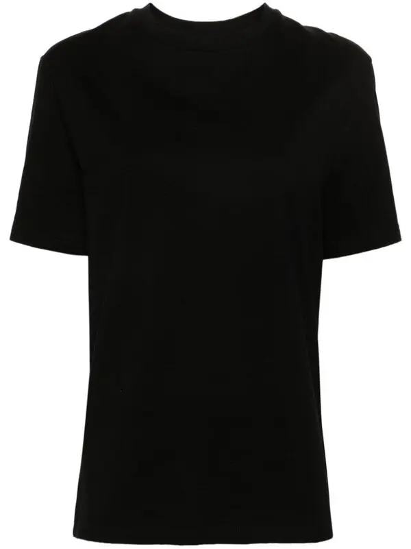 JIL SANDER Logo-print Cotton T-shirt - Black