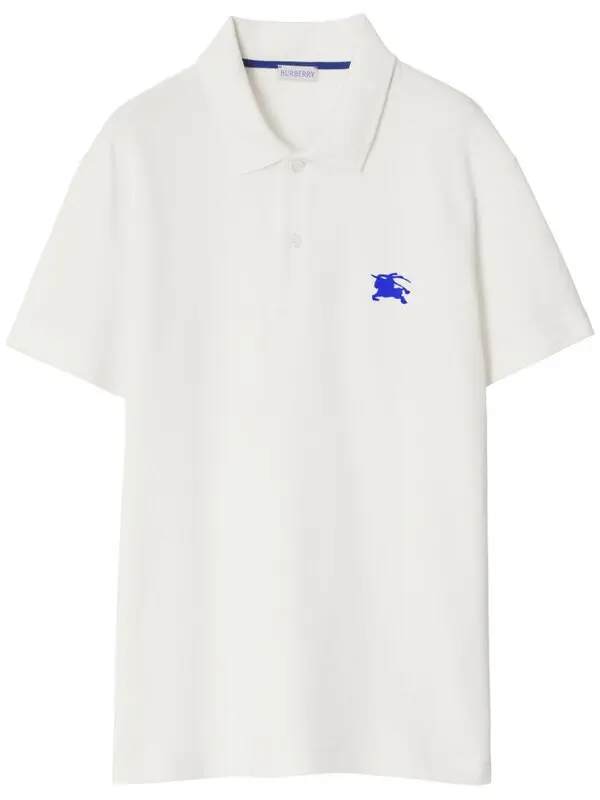 Burberry Piqué Polo Shirt - White