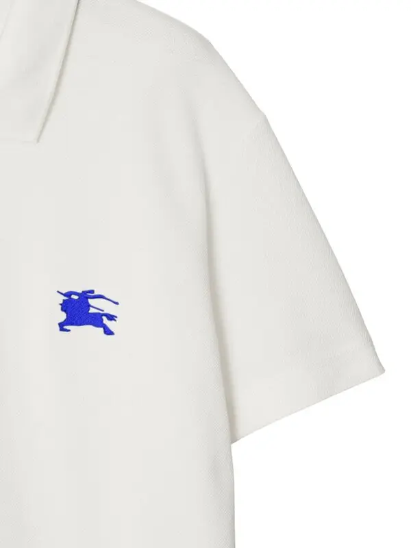 Burberry Piqué Polo Shirt - White