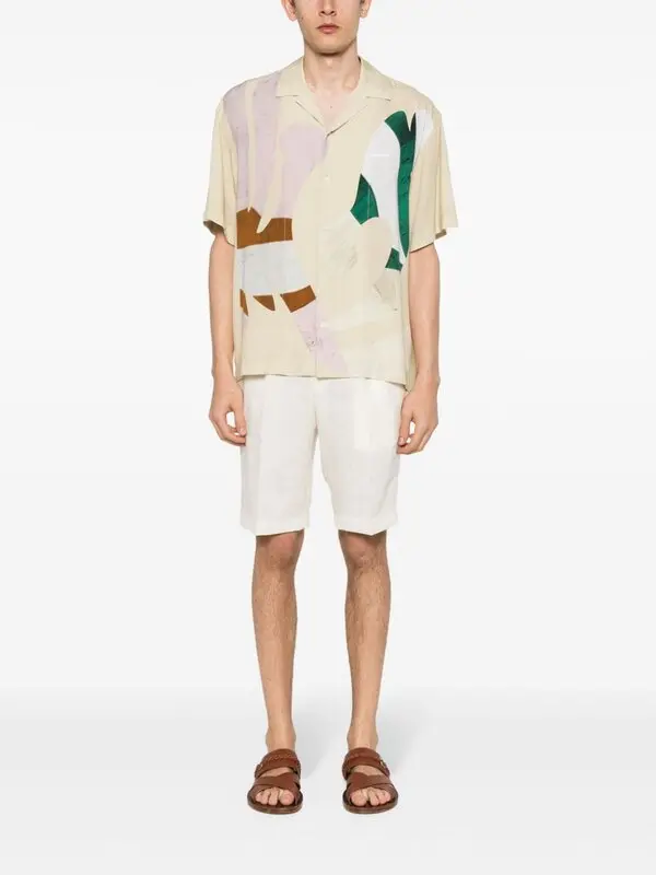 PT TORINO Pleated-design Shorts
