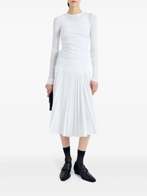 Proenza Schouler Margo Pleated Skirt - White