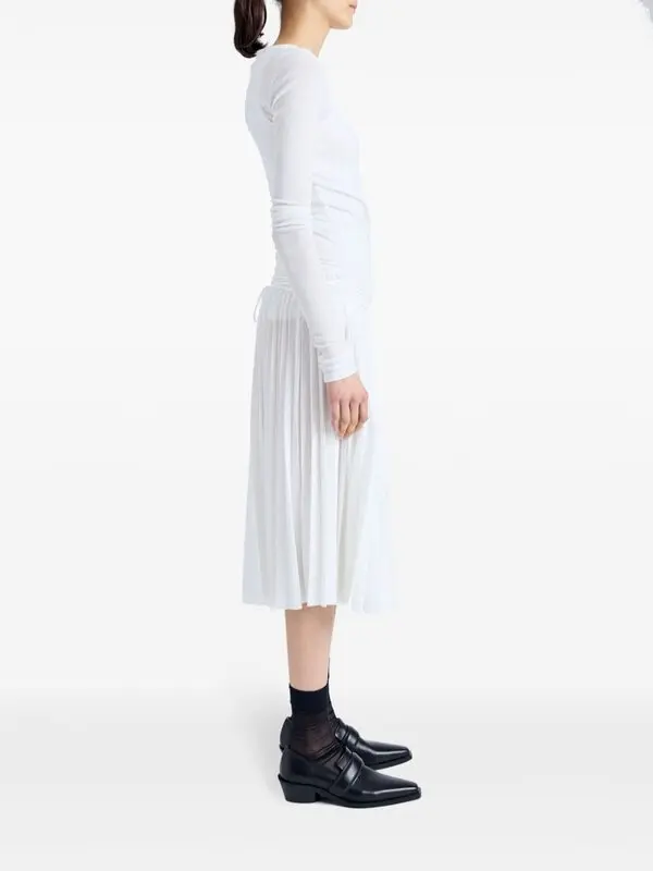Proenza Schouler Margo Pleated Skirt - White