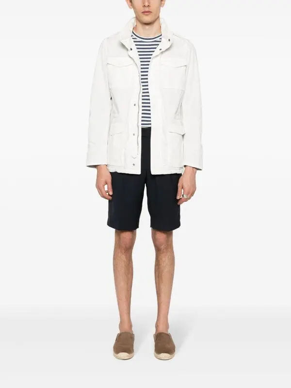 PT TORINO Virgin Wool Bermuda Shorts - Blue