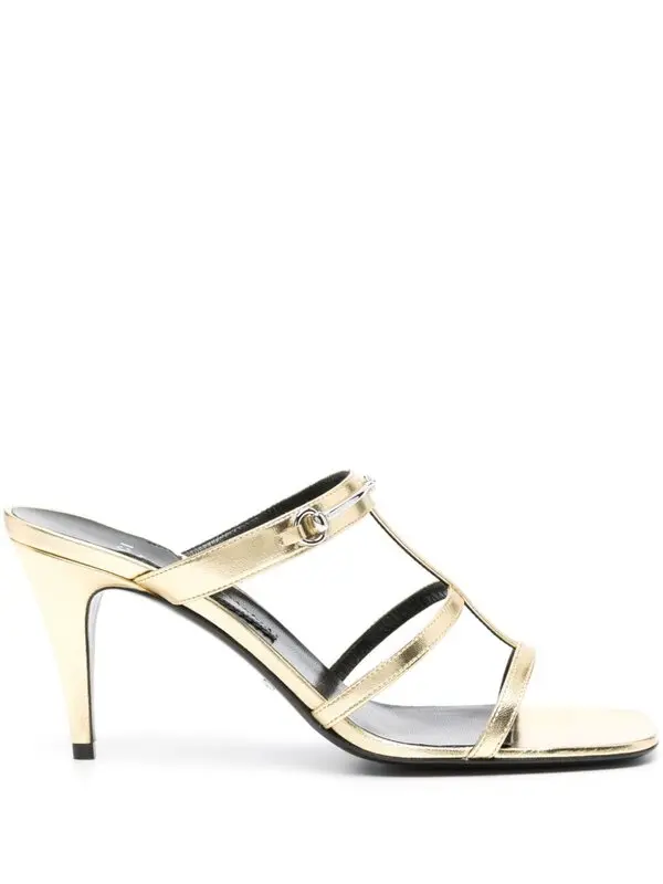Gucci 75mm Horsebit-detail Leather Sandals
