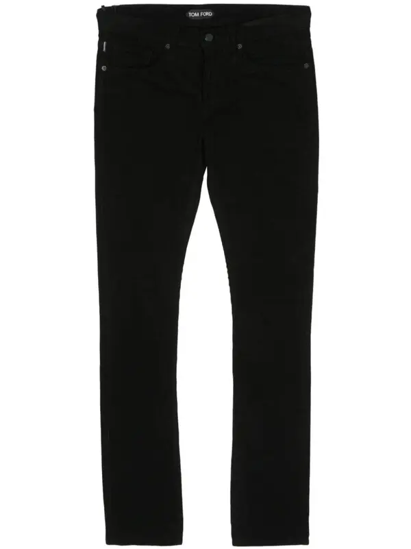TOM FORD Mid-rise Slim-fit Jeans - Black