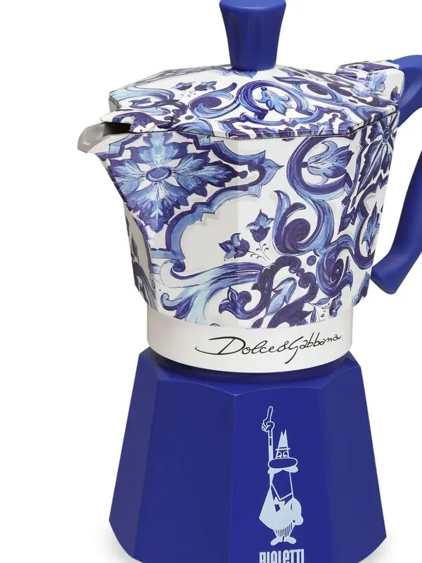Dolce & Gabbana X Bialetti Large Moka Express Coffee Maker - Blue
