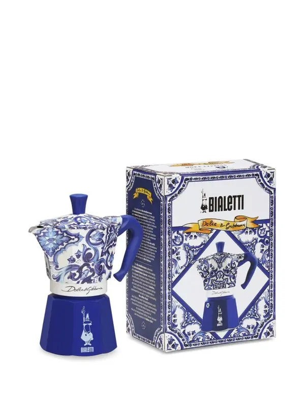 Dolce & Gabbana X Bialetti Large Moka Express Coffee Maker - Blue