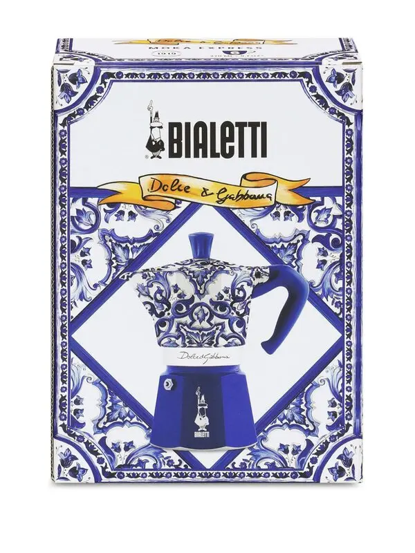 Dolce & Gabbana X Bialetti Large Moka Express Coffee Maker - Blue