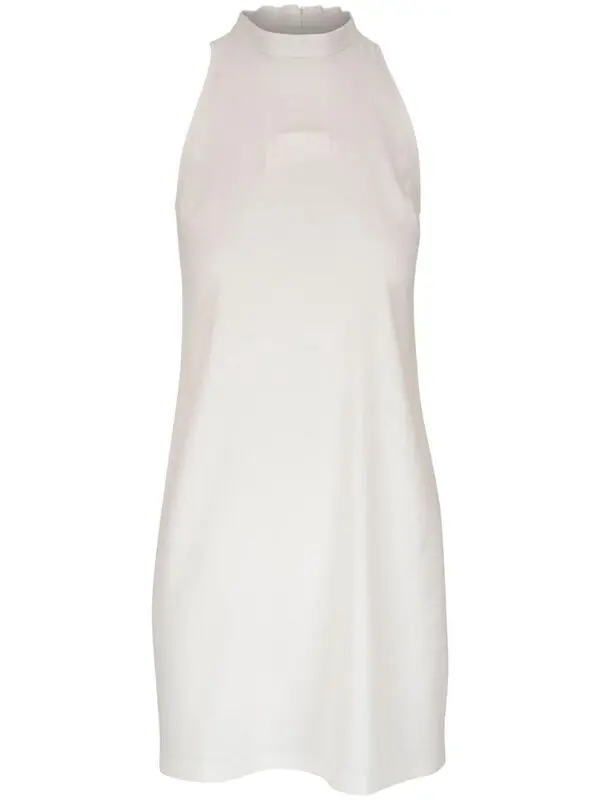 PETER COHEN Linen-blend Halterneck Minidress