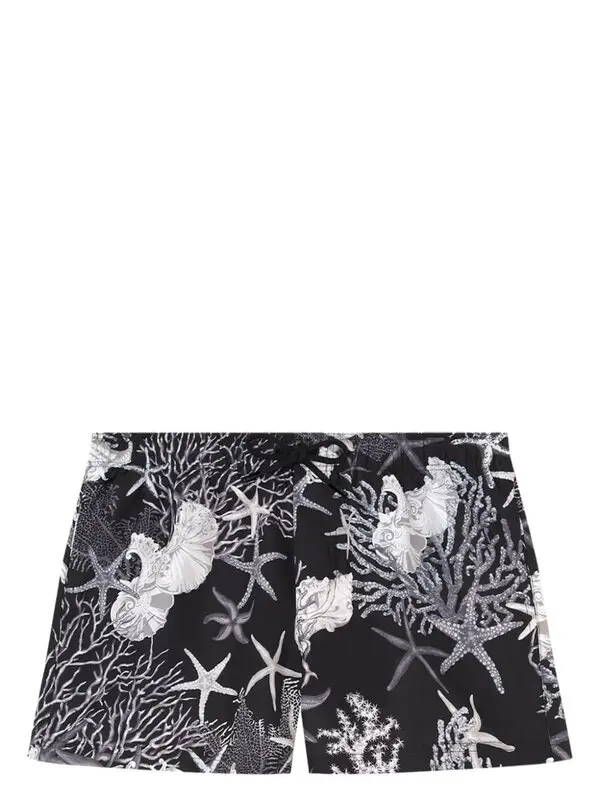 Versace Barocco Sea Swim Shorts - Black