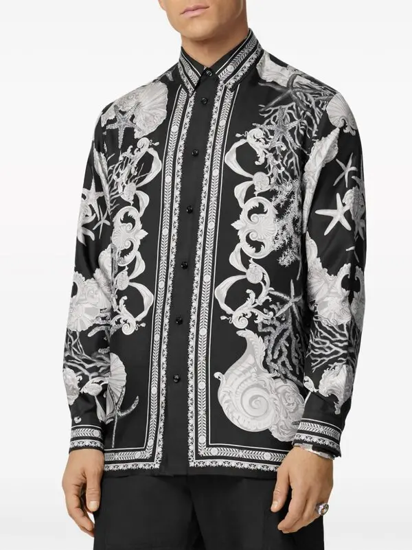 Versace Barocco Sea Silk Shirt