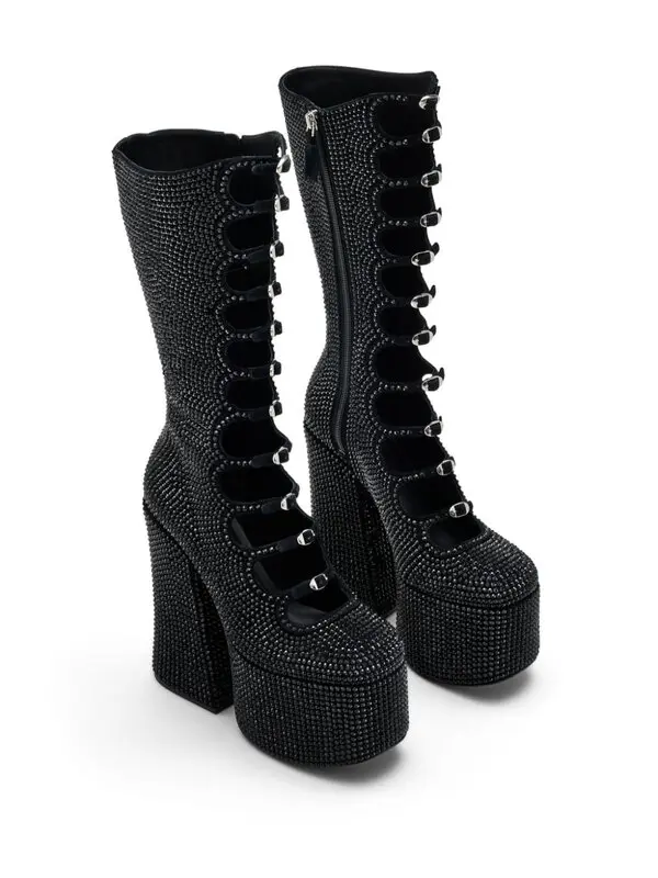 Marc Jacobs Kiki 160mm Rhinestone-embellished Boots