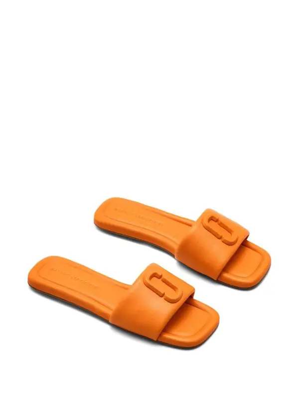 Marc Jacobs Logo-plaque Mules - Orange