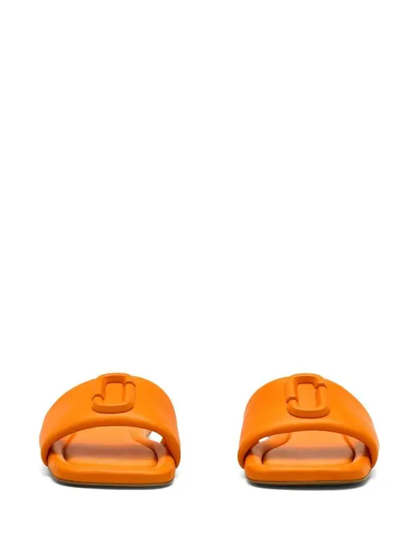 Marc Jacobs Logo-plaque Mules - Orange