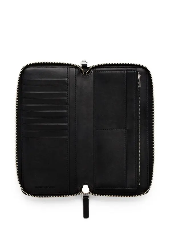 Marc Jacobs Continental Leather Wallet - Black