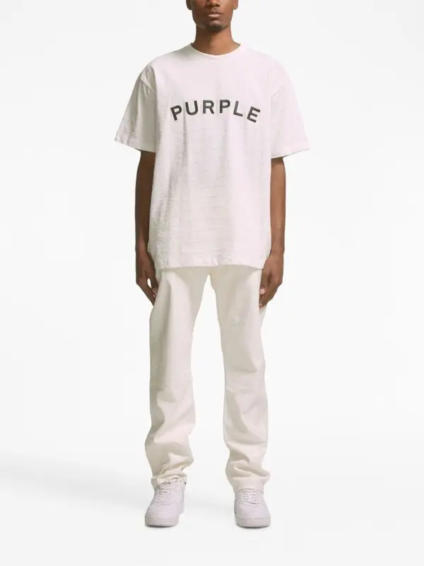 PURPLE BRAND Straight-leg Leather Trousers