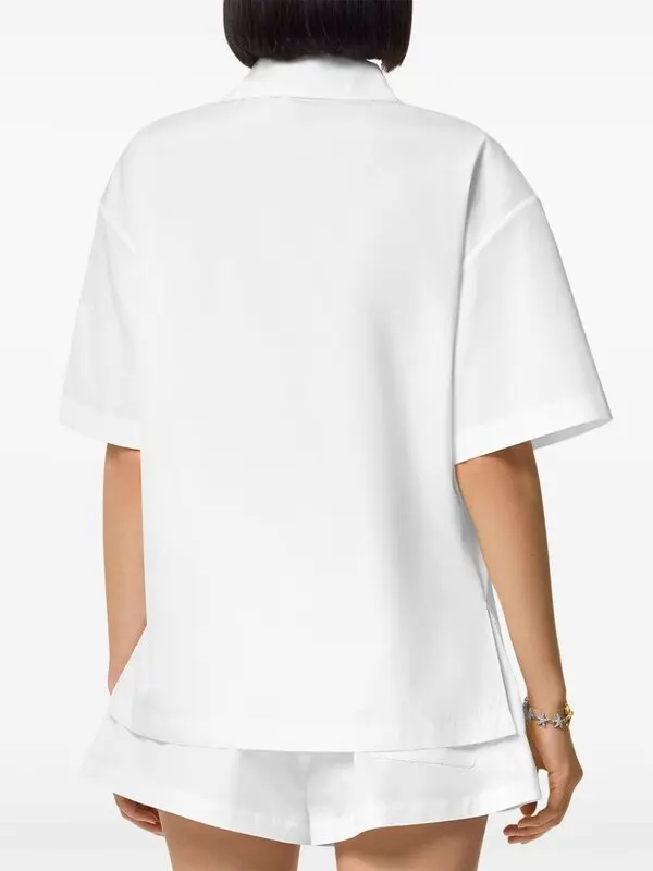 Versace Sangallo-embroidered Cotton Shirt
