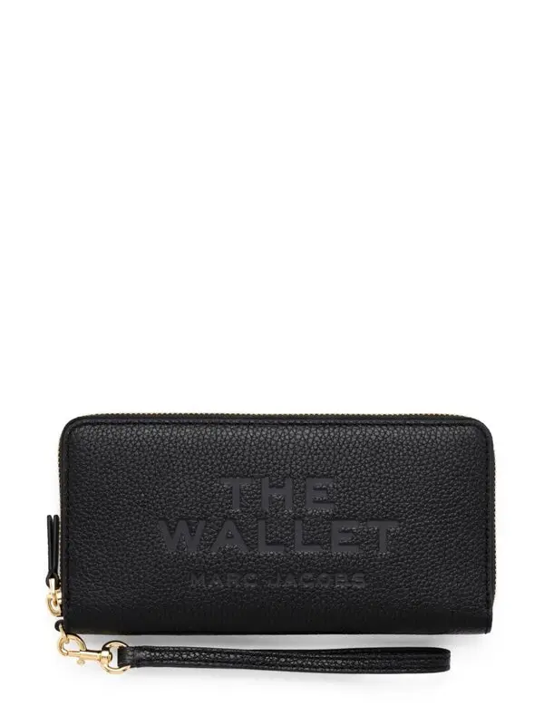 Marc Jacobs Continental Leather Wallet - Black