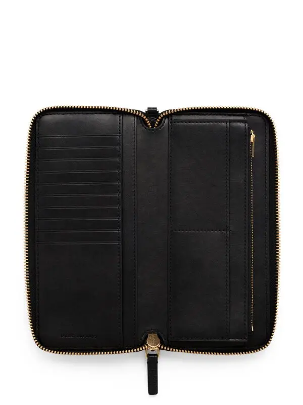 Marc Jacobs Continental Leather Wallet - Black