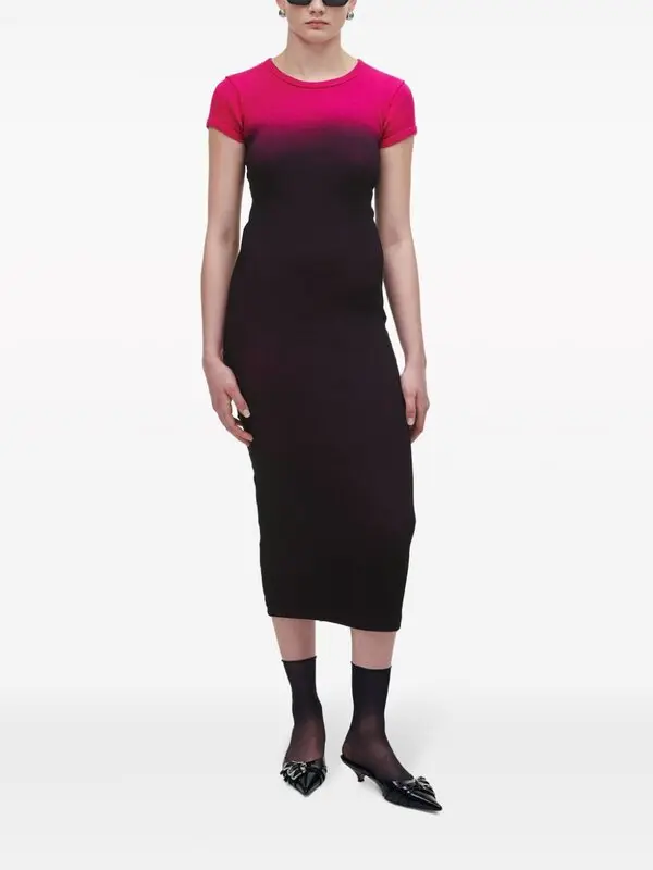 Marc Jacobs Grunge Spray-Effect T-Shirt Dress In Black - 50% Off |  Editorialist