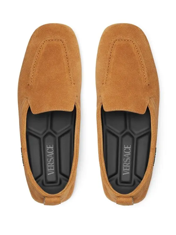 Versace Villa Suede Loafers
