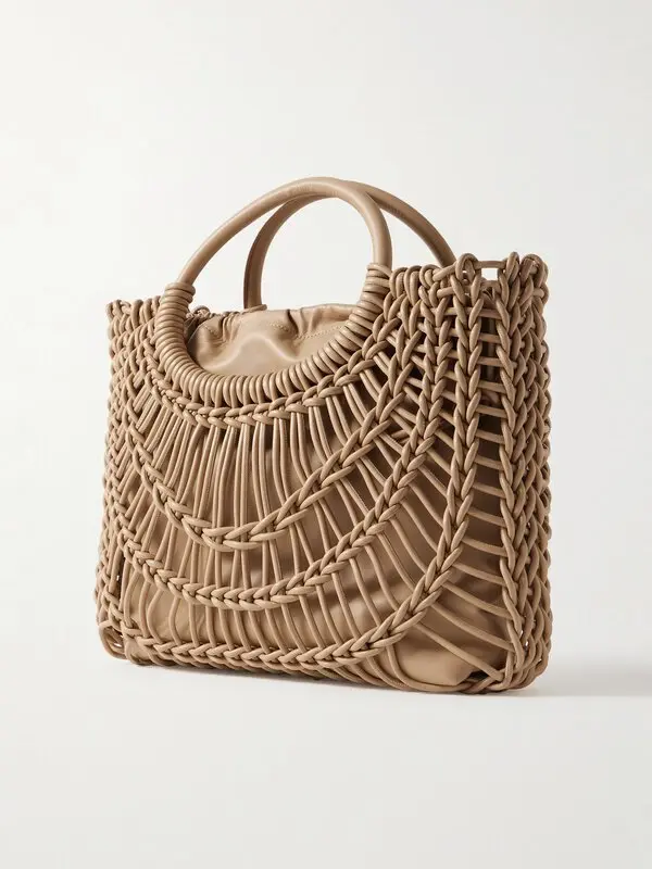 Valentino Garavani Allknots Woven Leather Tote