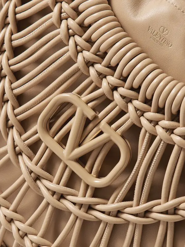 Valentino Garavani Allknots Woven Leather Tote