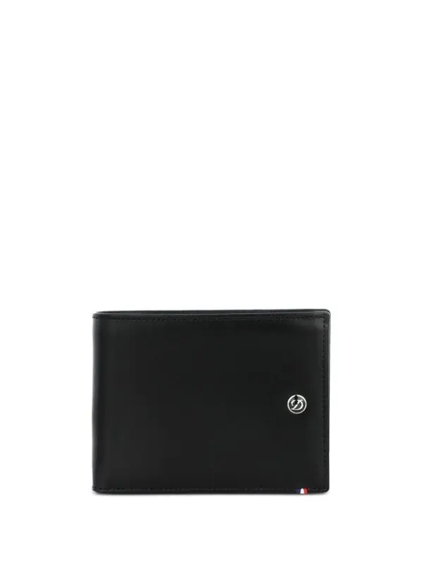 S.t. Dupont Bi-folded Leather Cardholders - Black