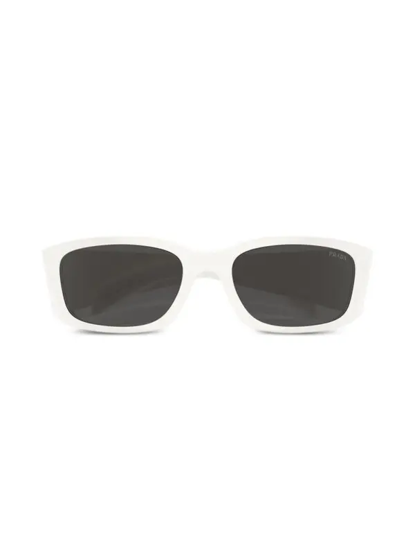 Prada Oval Frame Sunglasses - White