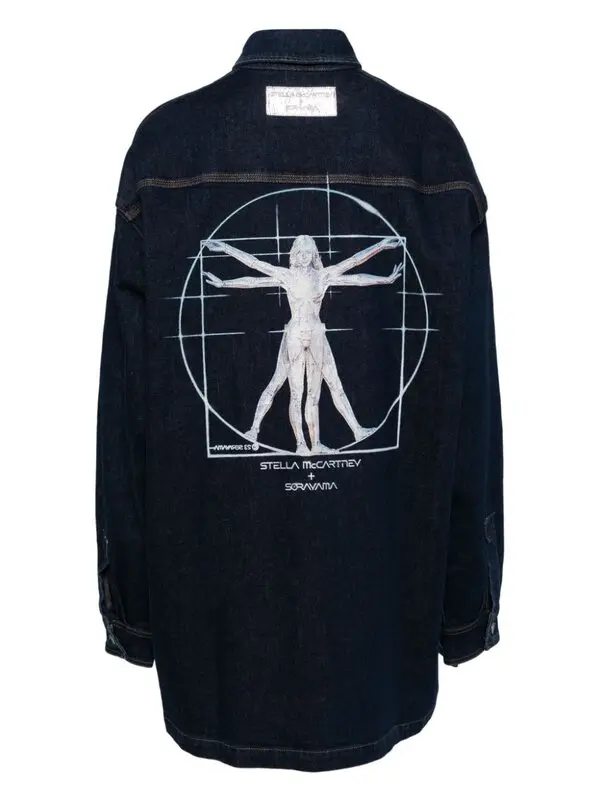 Stella McCartney X Sorayama Platinum Dream Denim Shirt
