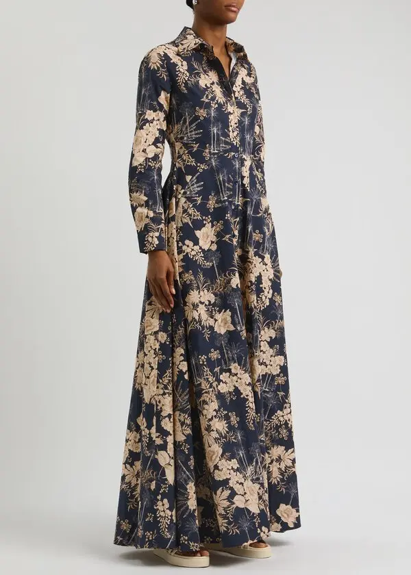 white christmas dresses Valerie Midi Dress Blue / L