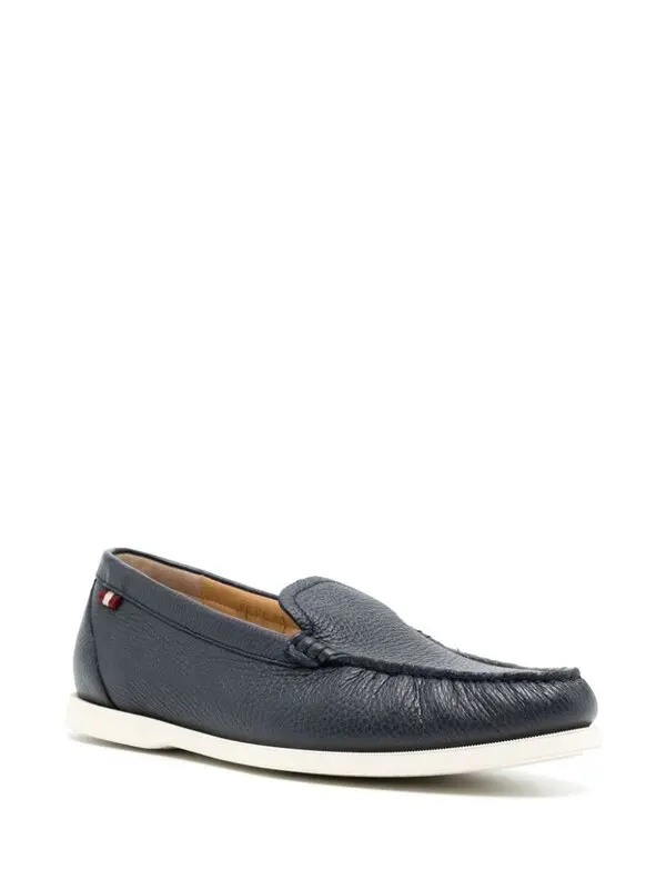Bally Nadim Leather Loafers - Blue