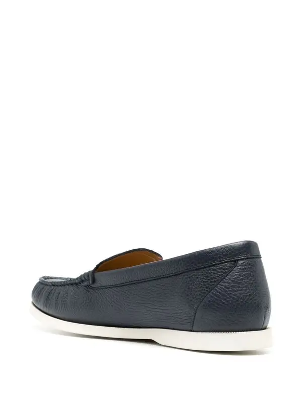 Bally Nadim Leather Loafers - Blue
